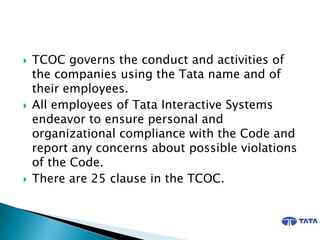 Roll no 11 tbem and tcoc | PPT