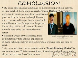 Mind Reading Device | PPTX