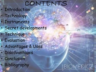 Mind Reading Device | PPT