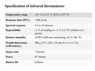 weld metal temperature measurement device ppt | PPTX
