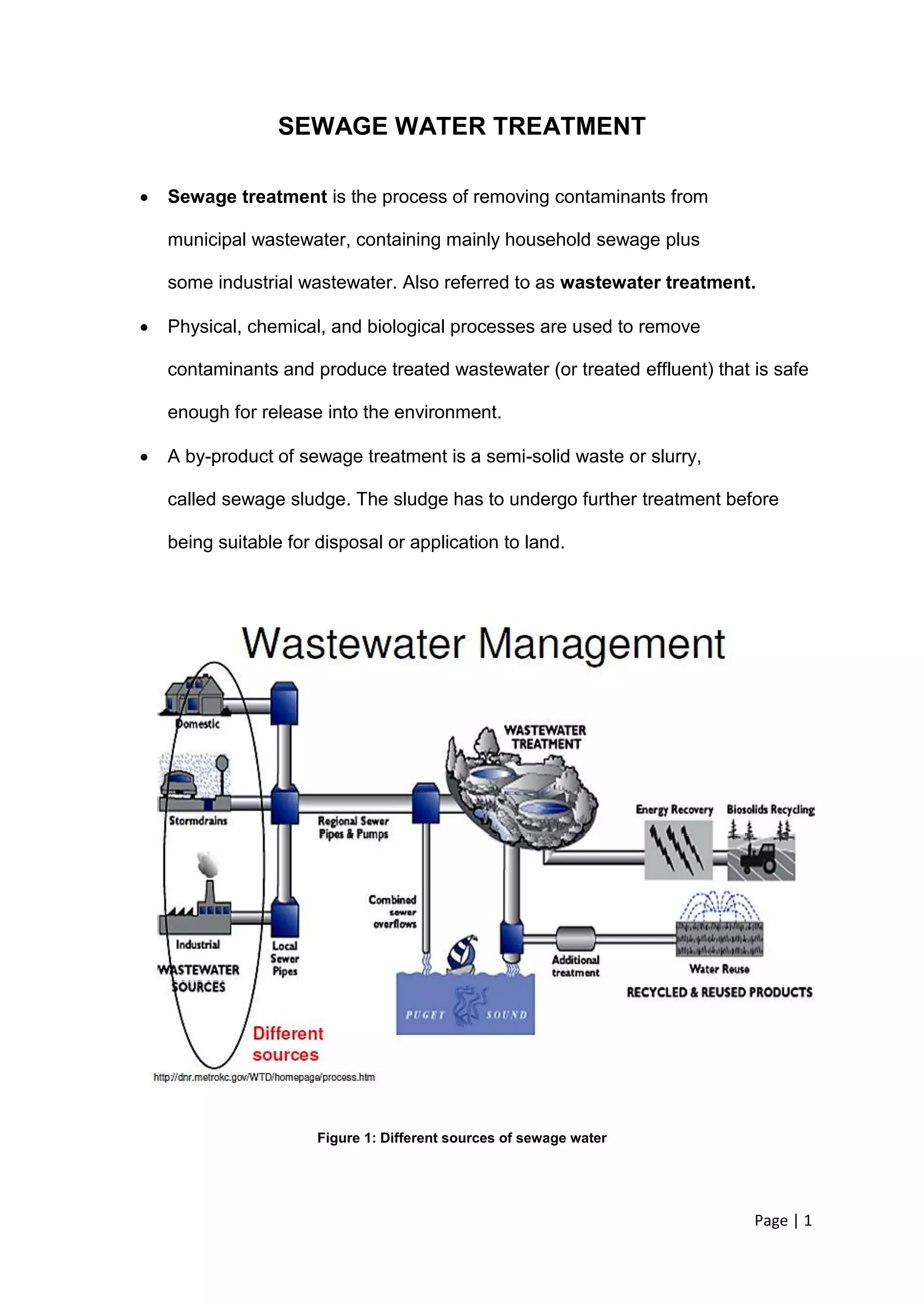 Sewage treatment plant (LINK IN DESCRIPTION FOR DOWNLOAD) | PDF