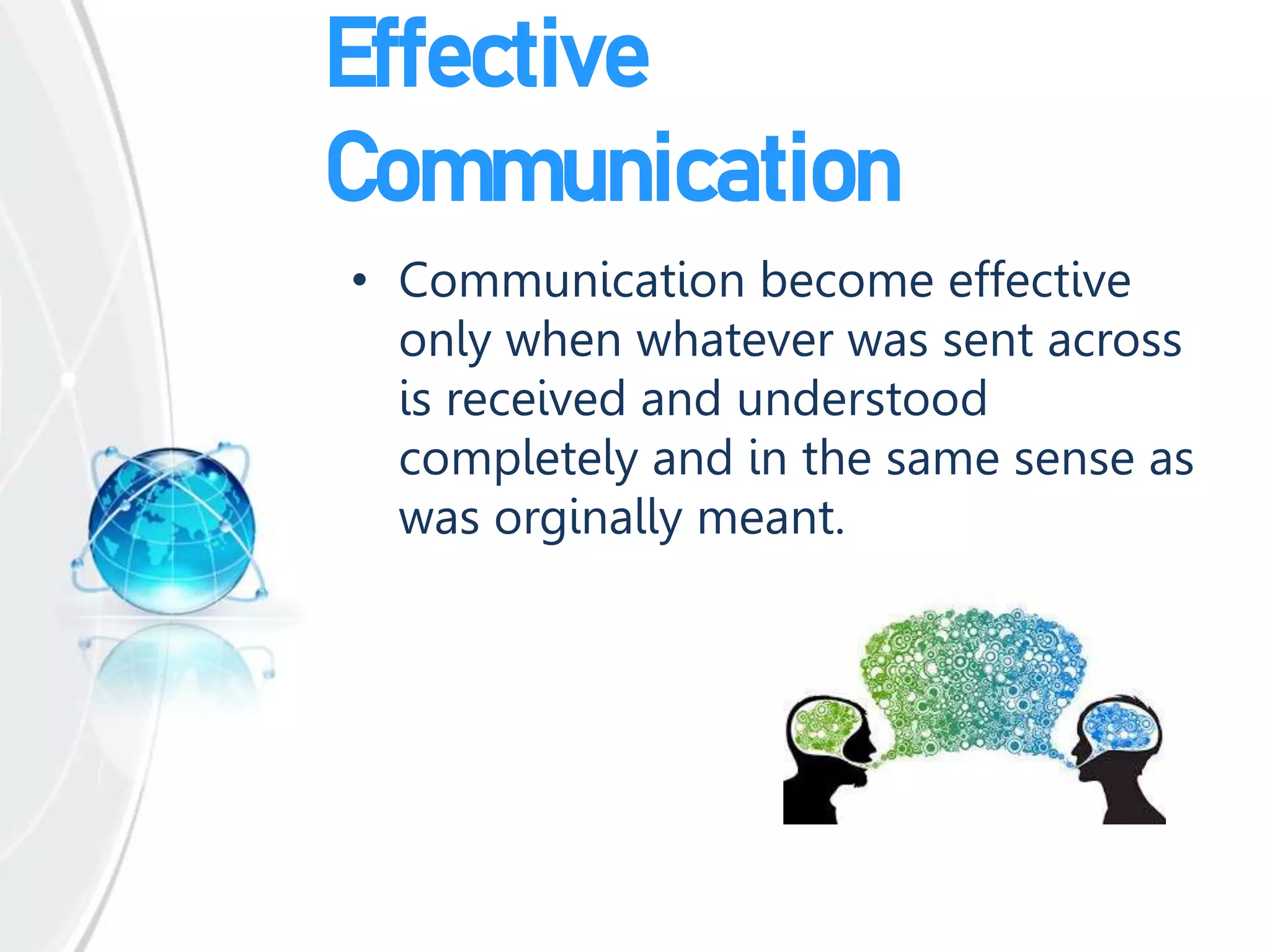 Need for effective communication | PPTX