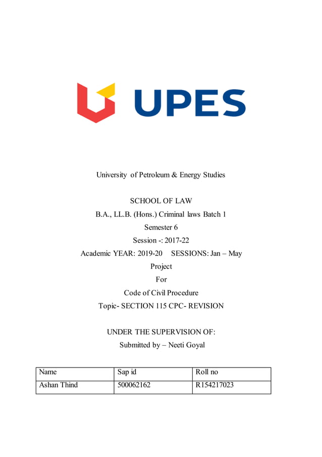 code of criminal procedure section 115 cpc revision | PDF | Free Download