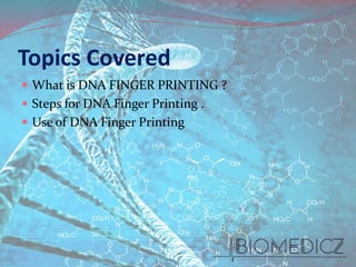 DNA Fingerprinting | PPTX