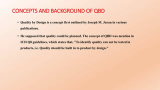 QUALITY BY DESIGN(QBD)TRANSFORMING DRUG DEVELOPMENT.pptx