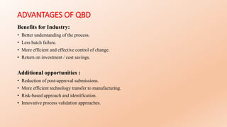QUALITY BY DESIGN(QBD)TRANSFORMING DRUG DEVELOPMENT.pptx