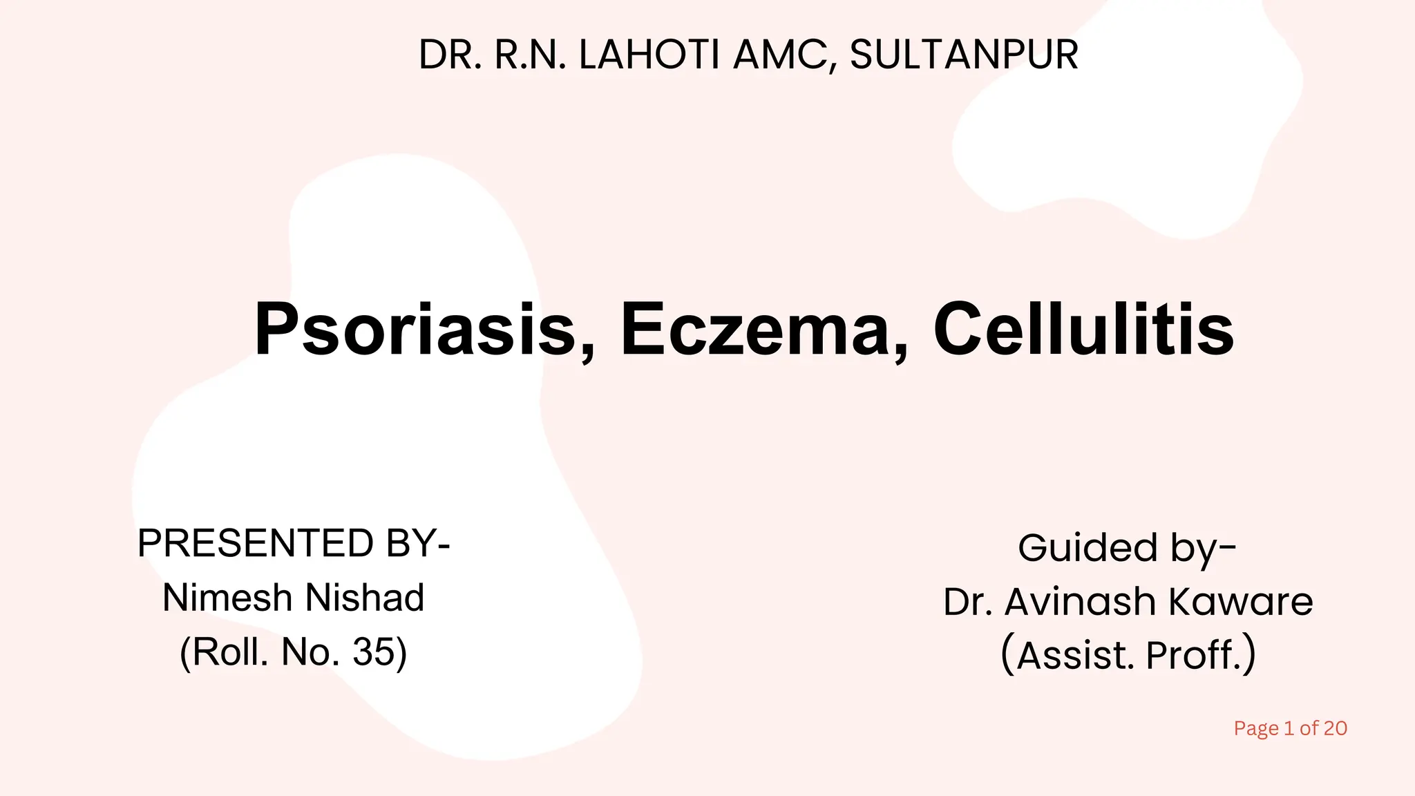 Roll No 35- Eczema, Psoriasis, Cellulitis_.pdf