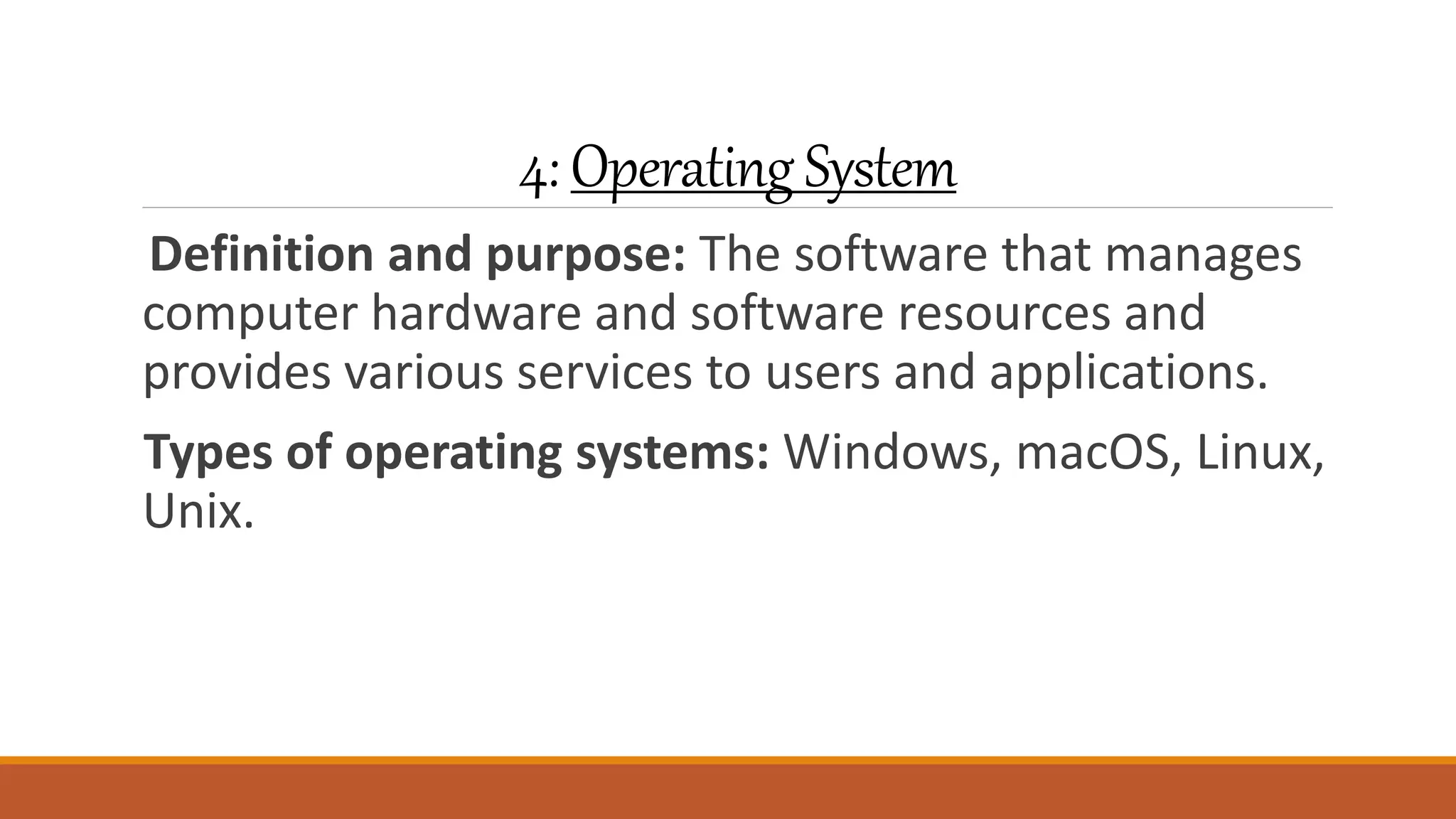 Operating system | PPT