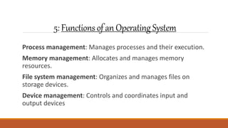 Operating system | PPT