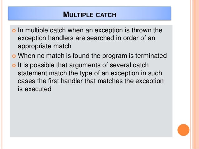 Exception Handling In C