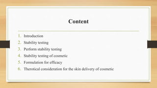 Science of Safety & Efficacy Developing Stable & Effective Cosmetics.pptx