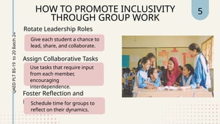 promoting inclusivity through group work | PPT