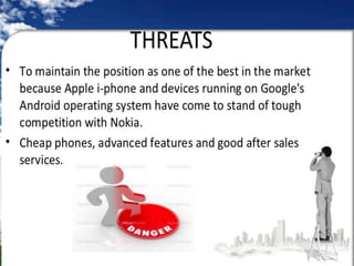 SWOT ANALYSIS OF IPHONE | PPT