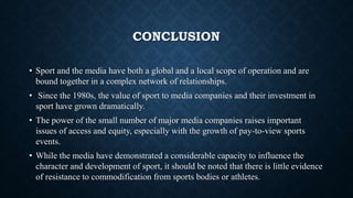 Roll of media in sport | PPTX