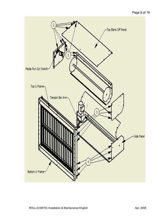 Roll o matic installation & maintenance guide rev2 | PDF