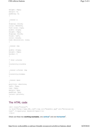 Rollov | PDF | Web Design and HTML | Internet