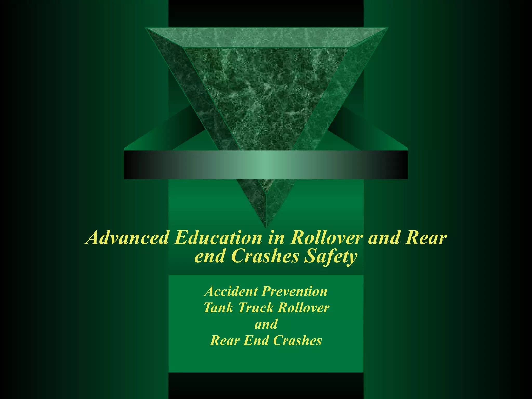 Roll Over Power Point Advanced Edu Safety Gew 6 10 09 | PPT
