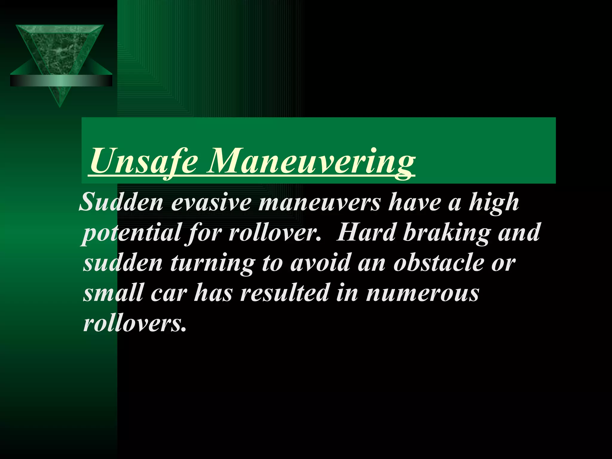 Roll Over Power Point Advanced Edu Safety Gew 6 10 09 | PPT