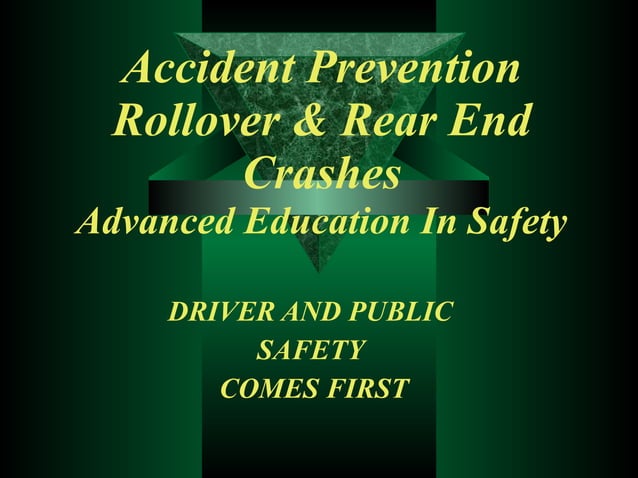 Roll Over Power Point Advanced Edu Safety Gew 6 10 09 | PPT