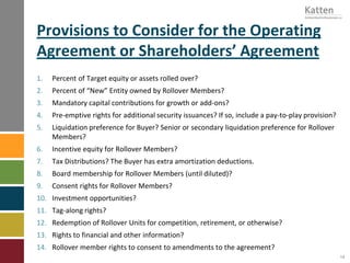 Rollover Structuring Presentation | PDF