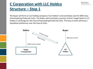 Rollover Structuring Presentation | PDF | Mergers and Acquisitions ...