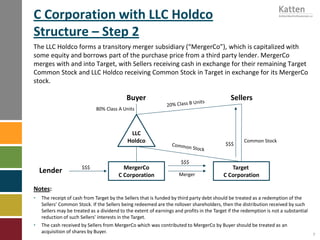 Rollover Structuring Presentation | PDF | Mergers and Acquisitions ...