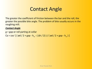 Roll pass design - Definitions | PPT