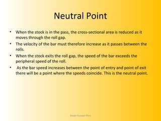 Roll pass design - Definitions | PPT