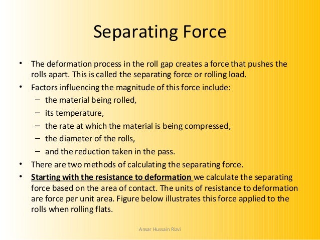 Roll pass design - Definitions