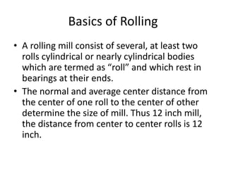Roll pass design | PPTX