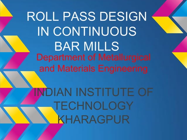 Roll pass design in continuous bar mills | PDF | Physics | Science