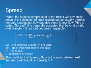 Roll pass design in continuous bar mills | PDF