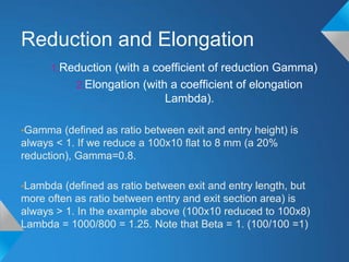 Roll pass design in continuous bar mills | PDF