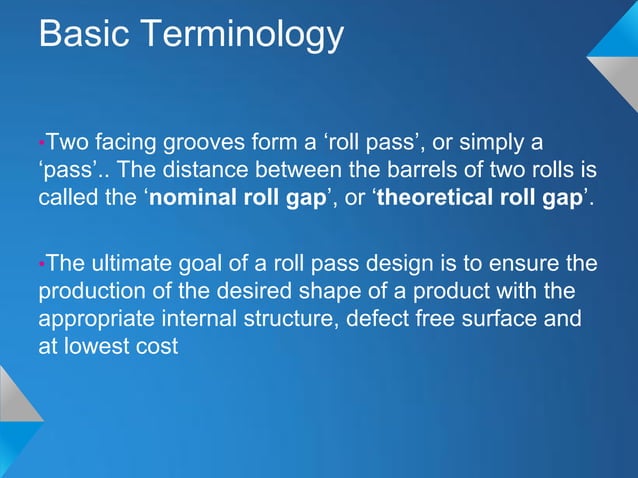Roll pass design in continuous bar mills | PDF | Physics | Science