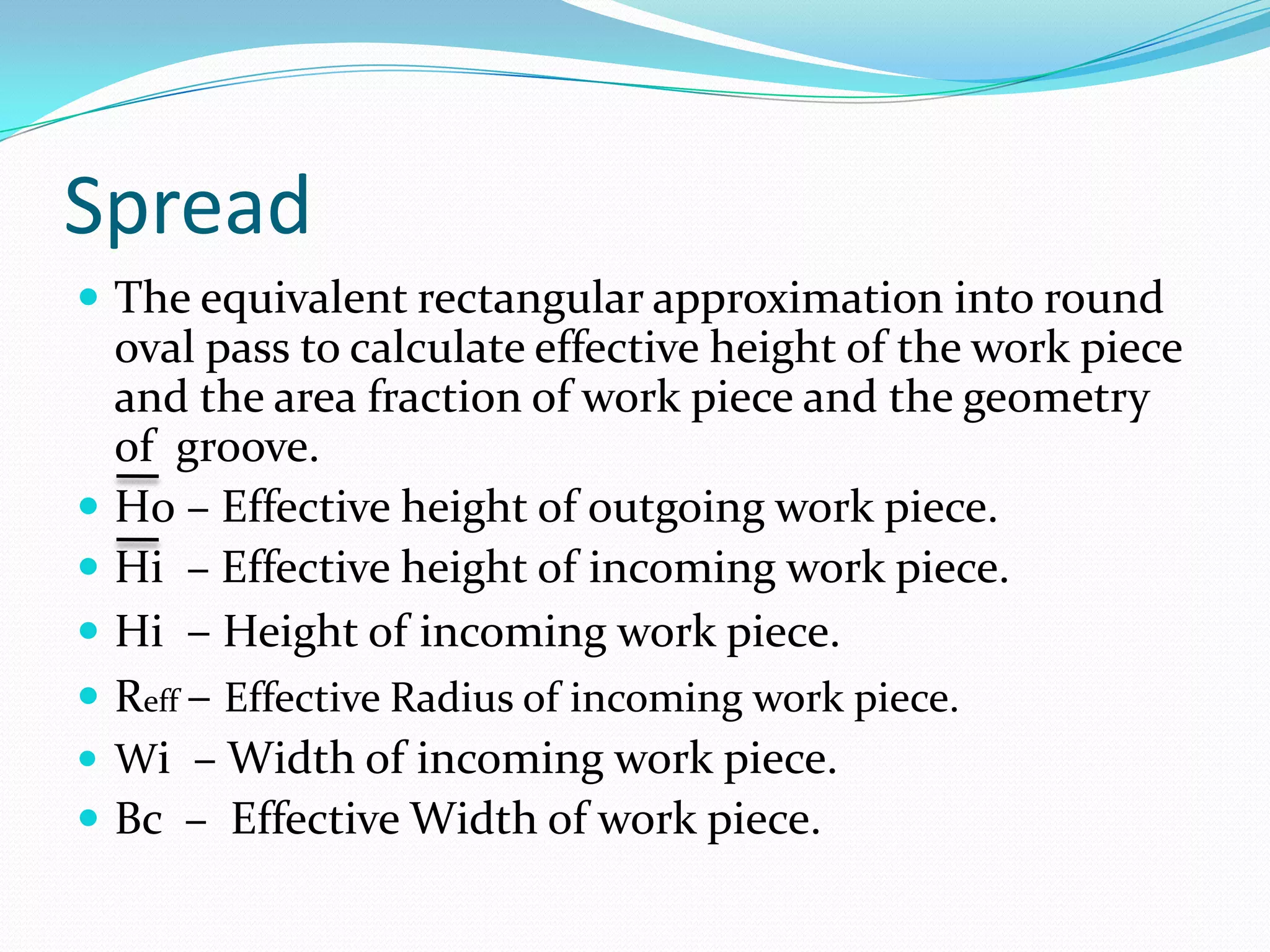 Roll pass design in continuous bar mills | PDF