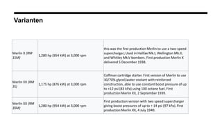 Rolls royce merlin motor | PPTX