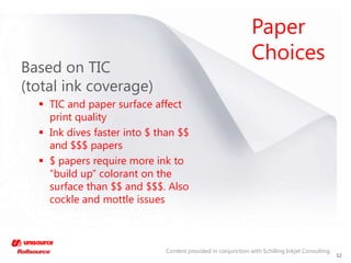 Conducting a Web Inkjet Substrate Trial | PPT
