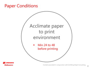 Conducting a Web Inkjet Substrate Trial | PPT