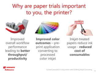 Conducting a Web Inkjet Substrate Trial | PPT