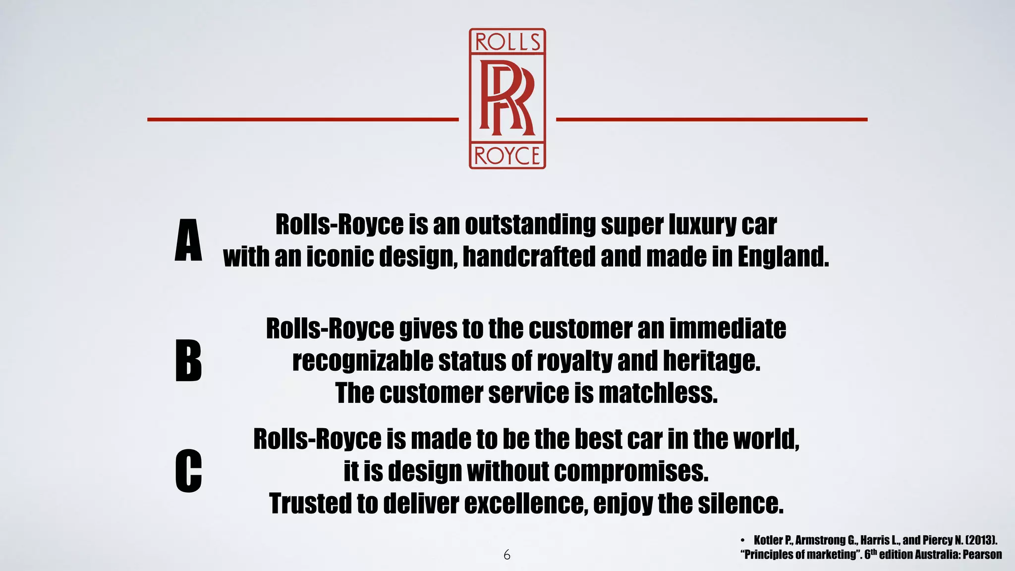 Rolls Royce strategic brand management | PDF