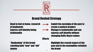 Rolls Royce strategic brand management | PDF