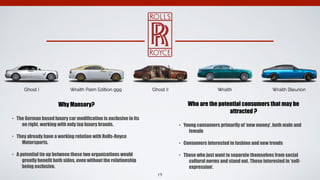 Rolls Royce strategic brand management | PDF
