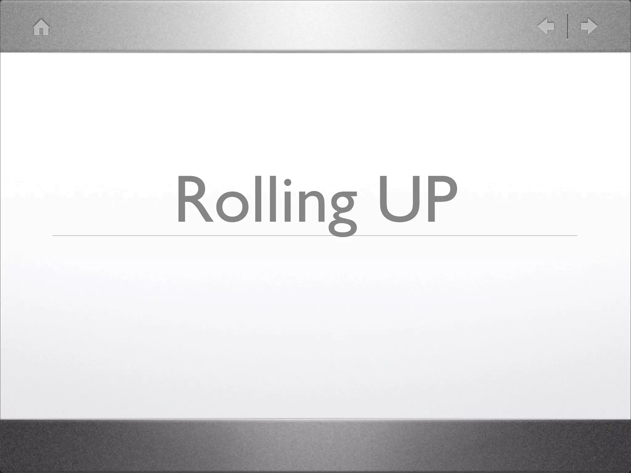 Roll up | PDF