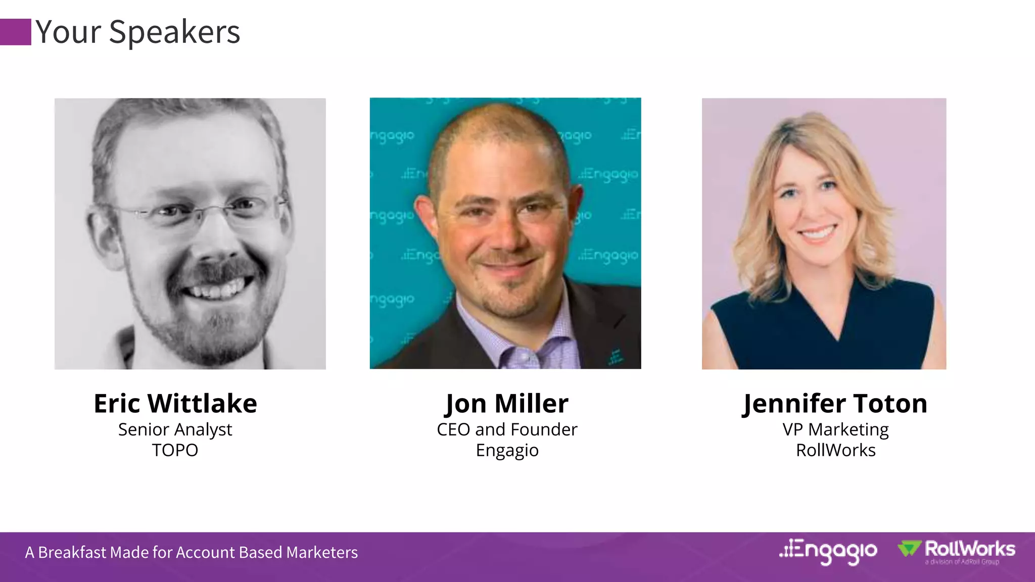 RollWorks Engagio Roadshow - New York | PPTX | Business | Business and ...