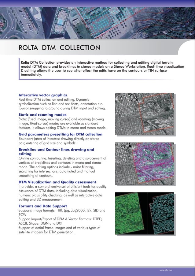 Rolta’s collection of Digital Tarrin Model (DTM) | PDF