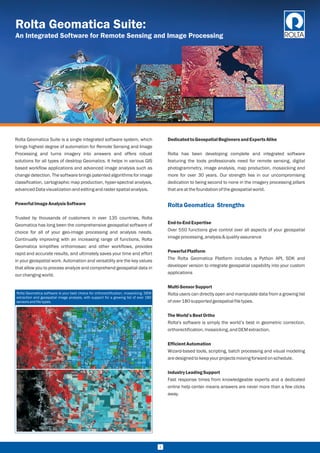Rolta Geomatica Suite | PDF