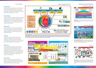 Rolta’s innovative technologies for Geospatial Fusion | PDF
