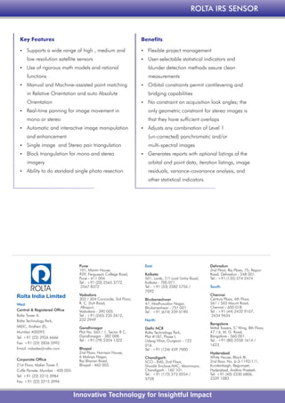 Rolta IRS Sensor distortion handling | PDF
