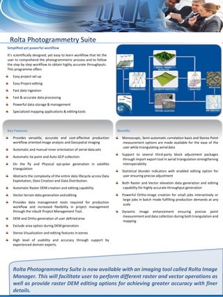 Rolta Photogrammetry Suite | PDF | Graphics Software | Computer Software and Applications