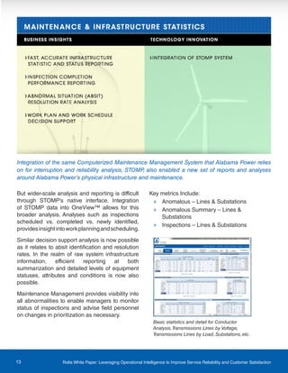 Leveraging Operational Intelligence to Improve Service Reliability and ...